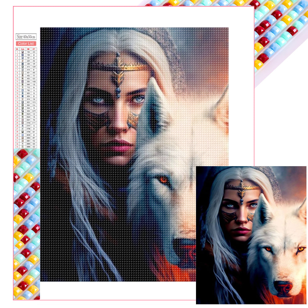 Diamond Painting - Full Square - Werewolf (40*50CM) – diamondartgift