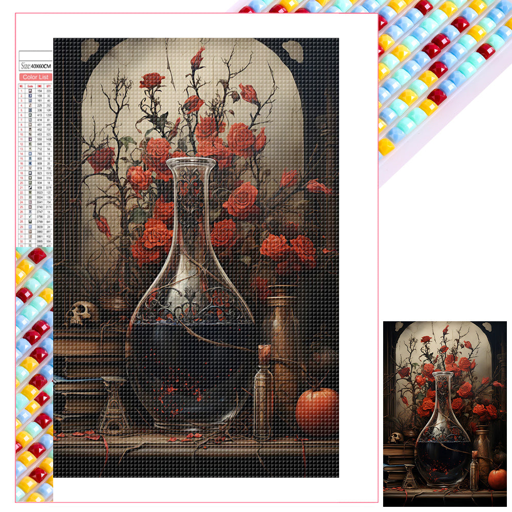 Diamond Painting - Full Square - Rose Potion (40*60CM) – diamondartgift