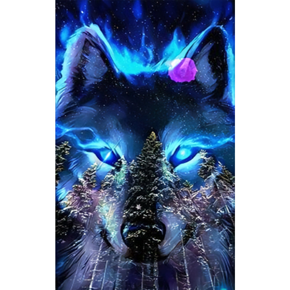 Diamond Painting - Full Round - Wolf (30*50CM) – diamondartgift