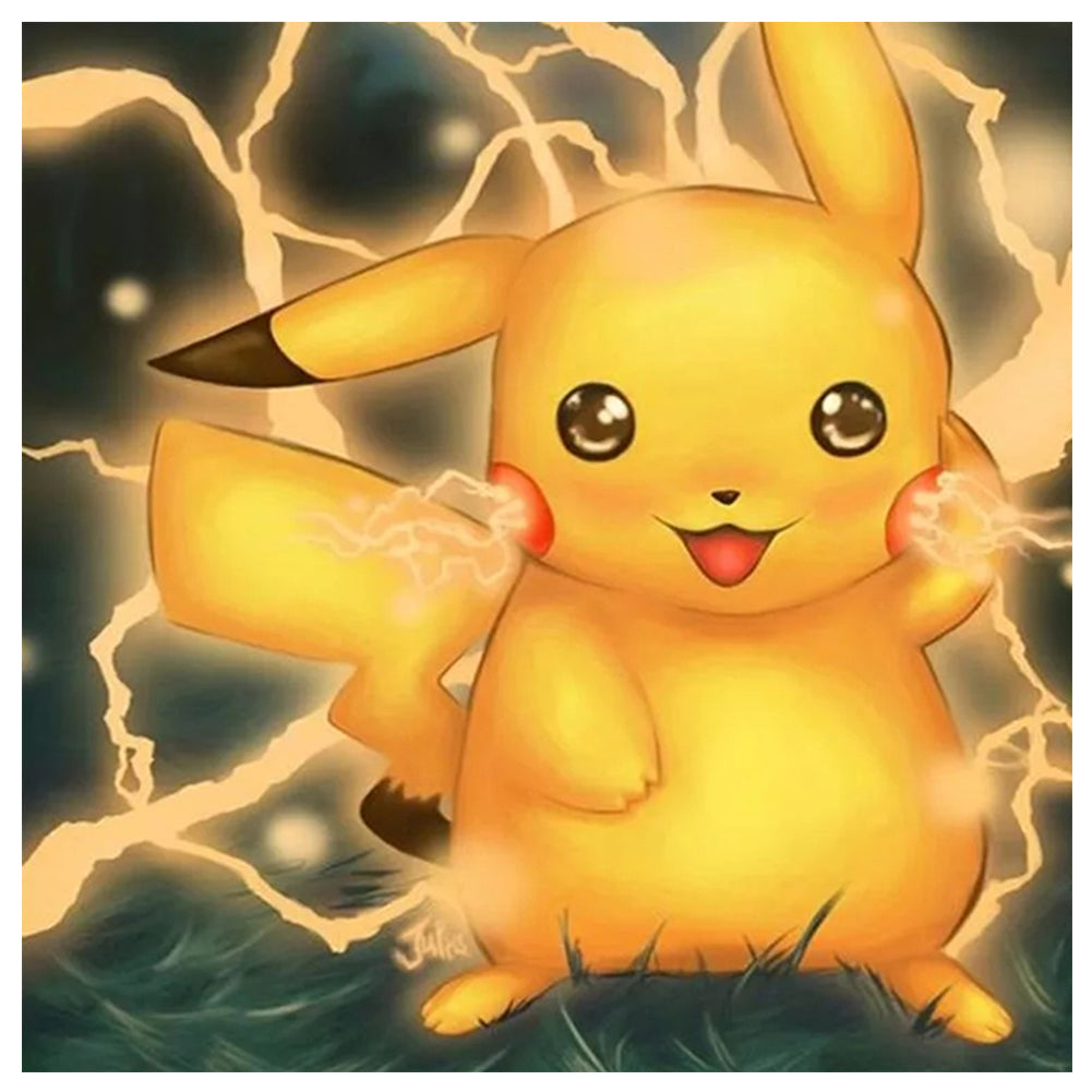 Diamond Painting - Full Round - Pikachu (30*30CM) – diamondartgift