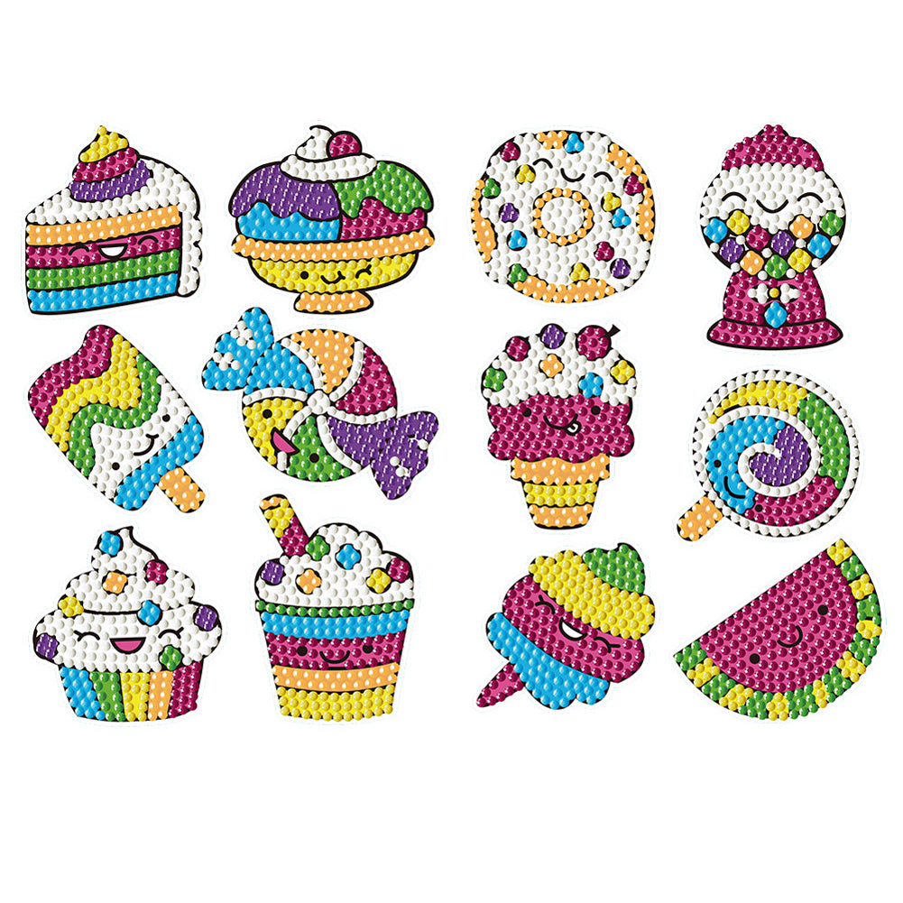 DIY Gem Art Sticker Cute Stickers Paint by Numbers for Kids Adult (BT0 ...